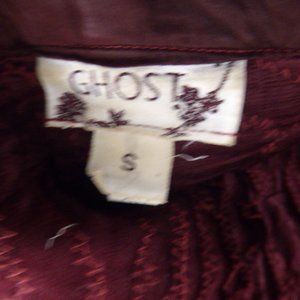 Ghost | Jackets & Coats | Vintage Ghost Burgundy Wrap Jacket S ...